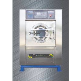 Commercial laundry washer extractor for small laundry units